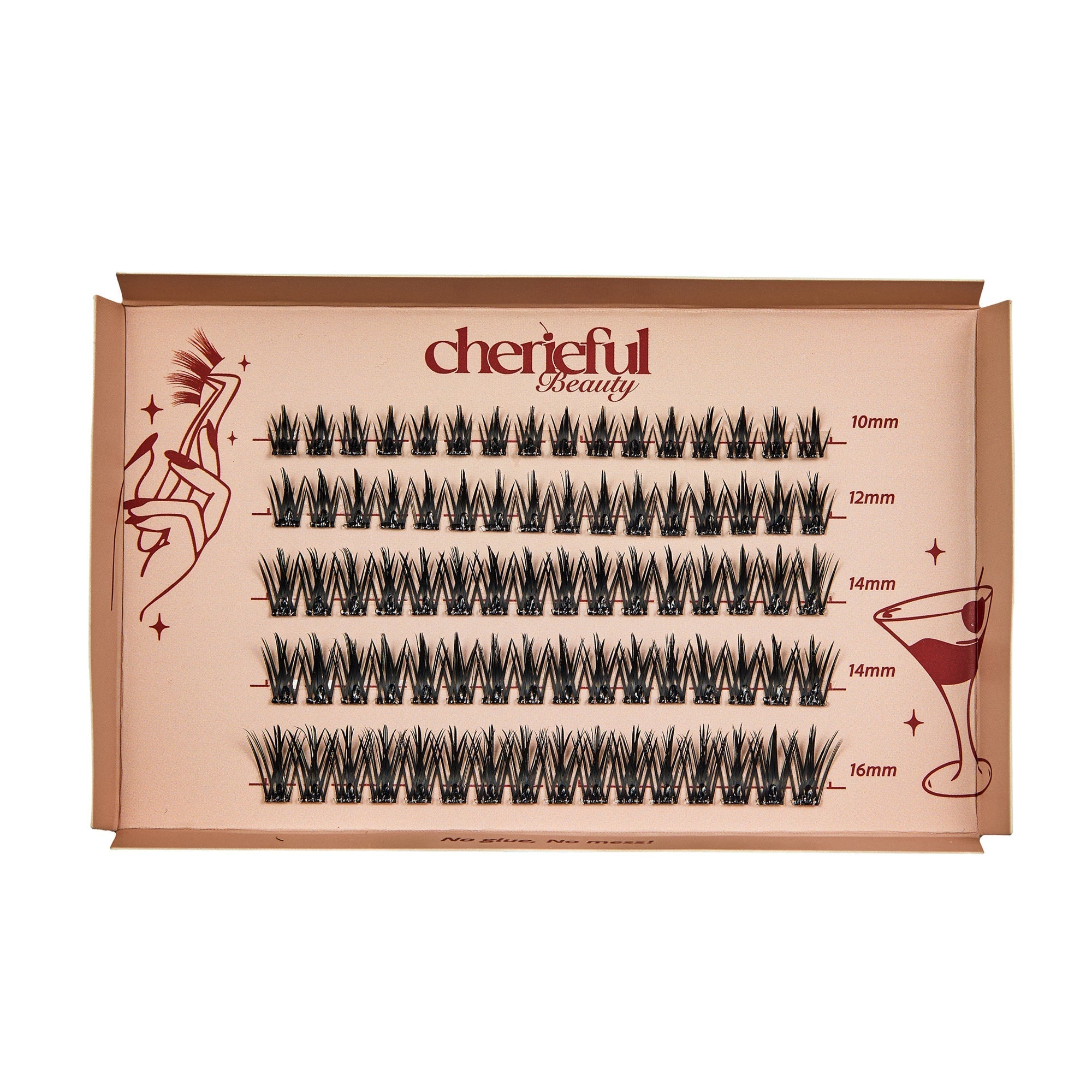Self adhesive， No glue needed ,Lash cluster diy Eyelash extensions ...